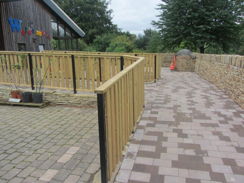 Entrance facelift for the Skelton Grange Environment Centre